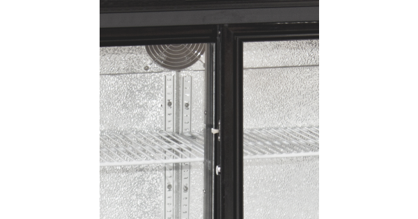 TEFCOLD DB201S Minibar prosklené posuvné dveře, černá : Nordl-eshop.cz